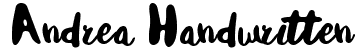 Andrea Handwritten: Free Font Download | MaisFontes