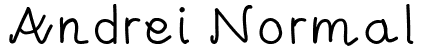 Andrei Normal Font: Free Download | MaisFontes