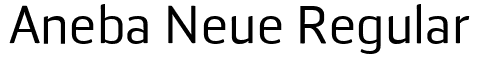 Aneba Neue Regular Font: Free Download | MaisFontes