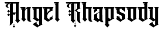 Angel Rhapsody: Free Font Download | MaisFontes