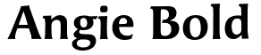 Angie Bold: Free Font Download | MaisFontes
