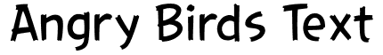 Angry Birds Text Font: Free Download | MaisFontes