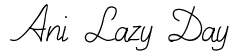 Ani Lazy Day Font: Free Download | MaisFontes