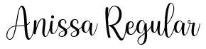 Anissa Regular: Free Font Download | MaisFontes