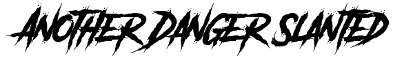 Another Danger Font: Free Download | MaisFontes