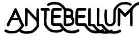 ANTEBELLUM Font: Free Download | MaisFontes