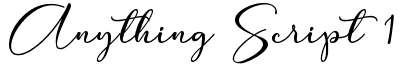 Anything Script 1 Font: Free Download | MaisFontes