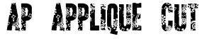 AP Applique Cut Font: Free Download | MaisFontes