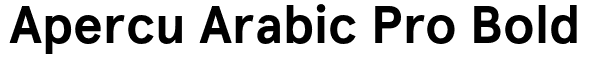 Apercu Arabic Pro Bold：免费字体下载 | MaisFontes