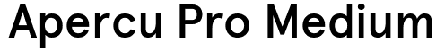 Apercu Pro Medium Font: Free Download | MaisFontes