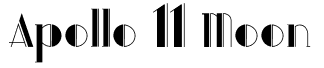 Apollo 11 Moon: Free Font Download | MaisFontes