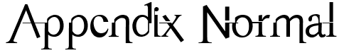 Appendix Normal: Free Font Download | MaisFontes