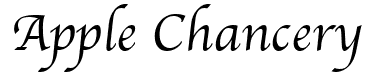 Apple Chancery: Descargar Fuente Gratis | MaisFontes
