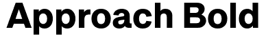 Approach Bold: Free Font Download | MaisFontes