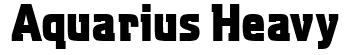 Aquarius Heavy: Free Font Download | MaisFontes