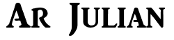 Ar Julian: Download Free Font | MaisFontes