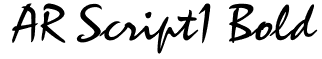 AR Script1 Bold: Free Font Download | MaisFontes
