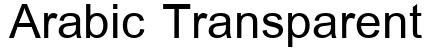 Arabic Transparent: Download Free Font | MaisFontes
