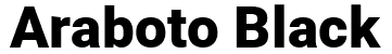 Araboto Black: Download Free Font | MaisFontes