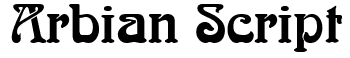 Arbian Script: Free Font Download | MaisFontes