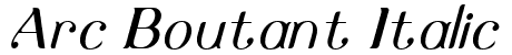 Arc Boutant Italic Shadow Font: Free Download | MaisFontes