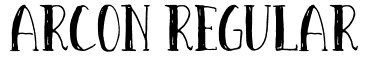 Arcon Regular: Free Font Download | MaisFontes