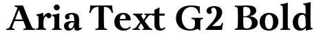 Aria Text G2 Font: Free Download | MaisFontes