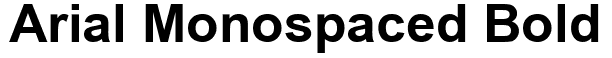 Arial Mon Font: Free Download | MaisFontes