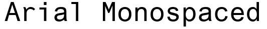 Arial Mon Font: Free Download | MaisFontes