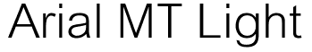 Arial MT Light Font: Free Download | MaisFontes
