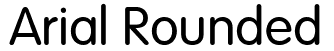 Arial Rounded: Download Free Font | MaisFontes