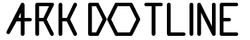 ARK DOTLINE: Free Font Download | MaisFontes