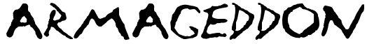 ARMAGEDDON Font: Free Download | MaisFontes