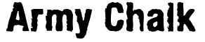 Army Chalk: Free Font Download | MaisFontes
