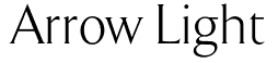 Arrow Light Font: Free Download | MaisFontes