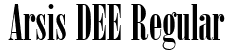Arsis DEE Regular: Free Font Download | MaisFontes