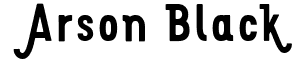 Arson Black: Free Font Download | MaisFontes