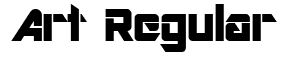 Art Regular Font: Free Download | MaisFontes