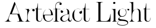 Artefact Light: Free Font Download | MaisFontes