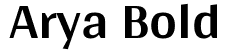 Arya Bold Font: Free Download | MaisFontes