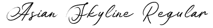Asian Skyline Regular Font: Free Download | MaisFontes