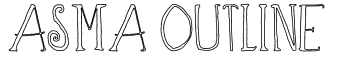 Asma Outline Font: Free Download | MaisFontes