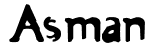 Asman Font: Free Download | MaisFontes