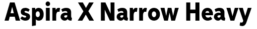 Aspira X Narrow Heavy Font: Free Download | MaisFontes