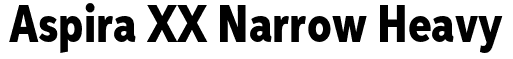 Aspira XX Narrow Heavy Font: Free Download | MaisFontes