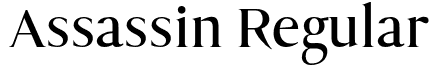 Assassin Regular: Free Font Download | MaisFontes