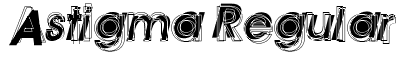 Astigma Regular: Free Font Download | MaisFontes