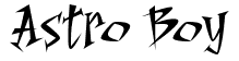 Astro Boy Font: Free Download | MaisFontes