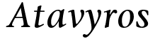 Atavyros: Free Font Download | MaisFontes