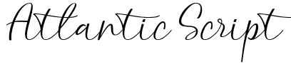 Atlantic Script Font: Free Download | MaisFontes